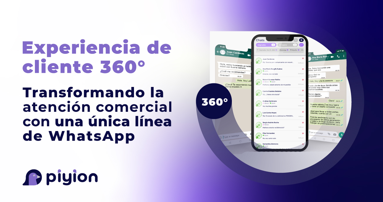 Experiencia de cliente 360° - Piyion